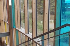 Archives des Mur-rideau avec vitrage stadip color. Pose sur une ...